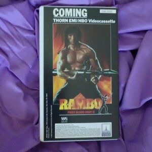 Rambo | Media | First Blood Vhs Rambo Sylvester Stallone Super Rare 982 ...